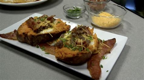 Breakfast Stuffed Sweet Potatoes Seasonal Servings