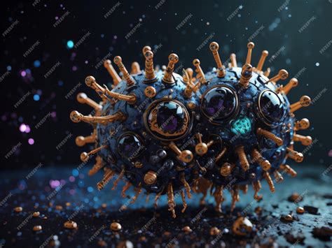 Premium Ai Image Cute And Adorable Birus Illustration With Galaxy Background