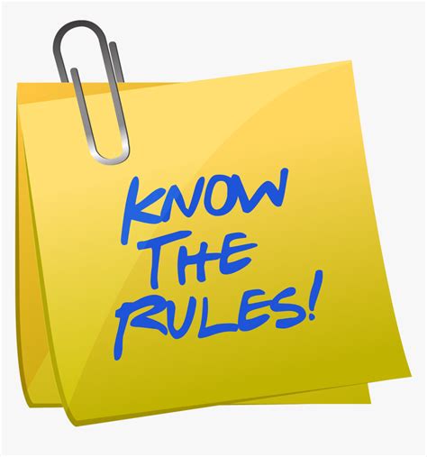 Rules And Regulations Icon Clipart Png Download Follow The Rules