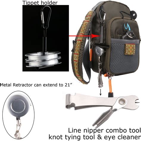 Maxcatch Fliegenfischen Brusttasche Superleicht Brustbeutel Mit
