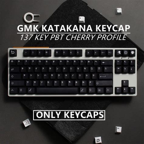 In Stock 129 Keys Gmk Wob Katakana Keycaps Pbt Dye Sublimation Keycaps