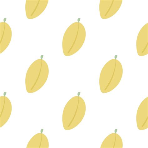 Premium Vector Mango Fruit Seamless Pattern Vector Illustration