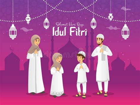 Selamat Hari Raya Idul Fitri Ist Eine Andere Sprache Des Gl Cklichen