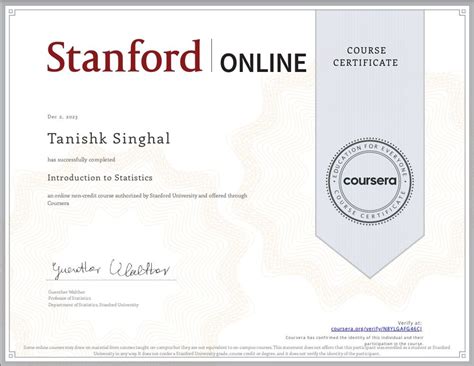 Tanishk Singhal On Linkedin Statistics Dataanalysis Coursera