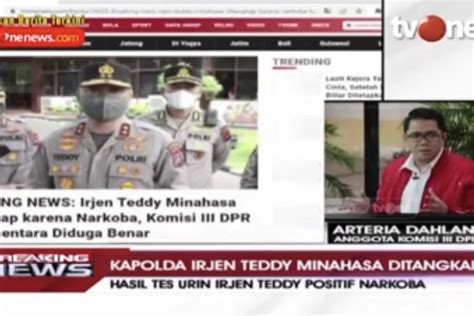 Arteria Dahlan Bongkar Sosok Mami Yang Beli Sabu Dari Teddy Minahasa