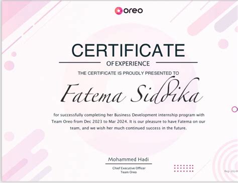 Fatema Siddika On Linkedin Internship Businessdevelopment Teamoreo