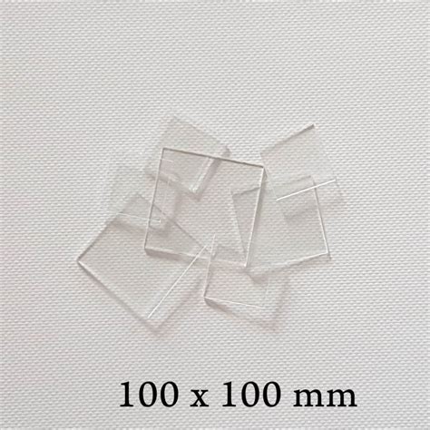 Plexiglass 2mm Bases Square 100 Mm Gaspez Arts