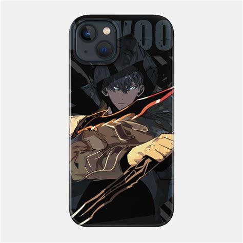 Jin Woo Sung Solo Leveling Phone Case Solo Leveling Merch