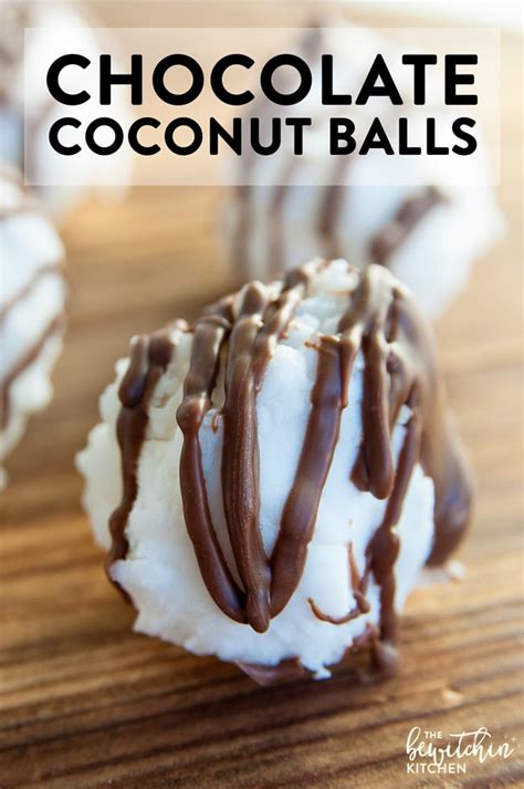 Chocolate Coconut Balls No Bake Recipe The Bewitchin Kitchen
