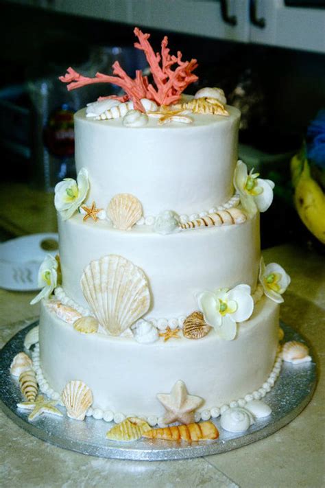 Seashell Wedding Cake