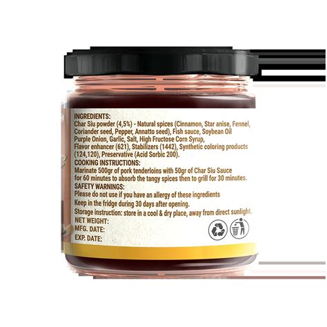 High Quality Char Siu Sauce 150g Rich Spicy And Delicious Cooking Sauces Manufacturer From