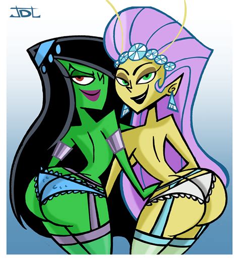 Rule 34 2girls Ass Back View Black Lipstick Crossover Crossover