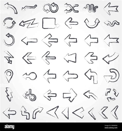 Vector Arrows Set Stock Vector Image And Art Alamy