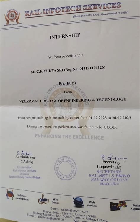 Yukta Sri Ck On Linkedin Internship Engineering Technology Softwaredevelopment Webdesign