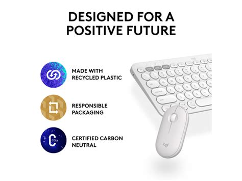 Logitech Pebble 2 Combo Wireless Quiet Keyboard And Mouse Customisable Logi Bolt Bluetooth