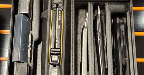 Gridfinity Utility Knife Trays By Doak Download Free Stl Model