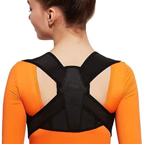 Buy Hanoi Unisex And Adjustable Upper Back Brace Posture Corrector For