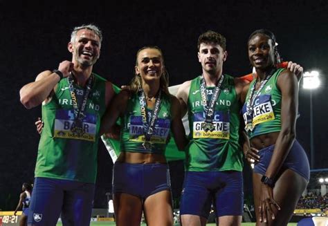 Galway Sprinter Is Paris Bound After Irish Relay Team Win Magnificent