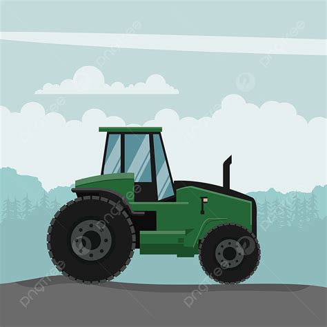 Agriculture Tractor Vector Png Vector Psd And Clipart With
