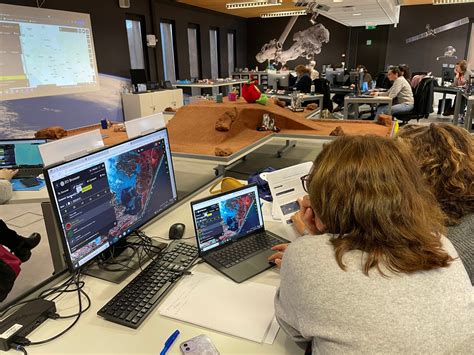 Esa Teachers Analyzing Earth Observation Satellite Data During The