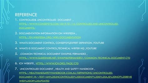 Concept Of Controlled Uncontrolled Documents And Ctdpdf
