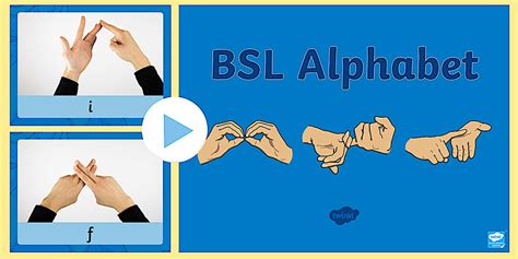 British Sign Language Bsl Alphabet Photo Powerpoint