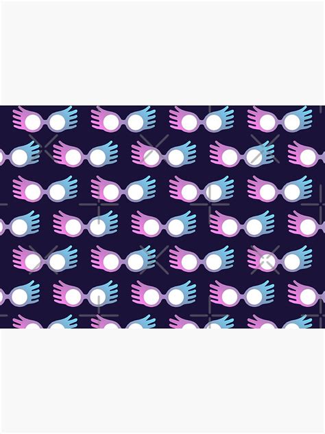 Luna Lovegood Glasses Pattern Mask For Sale By Fantasy Bubble Redbubble