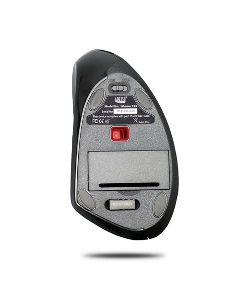 Adesso Left Handed Wireless Vertical Ergo Mouse 12th Man Technology