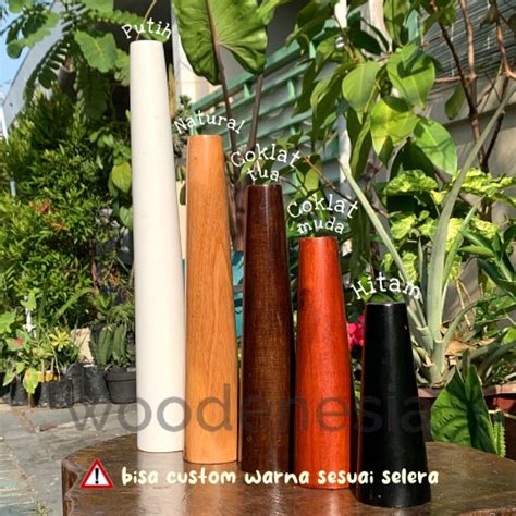 Jual WOODENESIA Kaki Kayu Sofa Kursi Meja Retro Stool 55cm S D 70cm