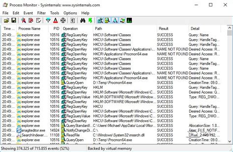 Sysinternals Process Monitor Horizonlas
