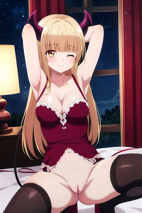 Rule 34 Ai Generated Blonde Hair Bottomless Cosplay Halloween