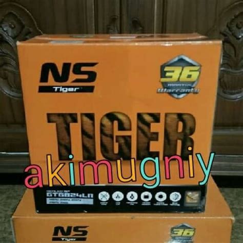 Promo Aki Accu Ns60l 46b24l Ns Tiger Garansi 3 Tahun Aki Kering Diskon