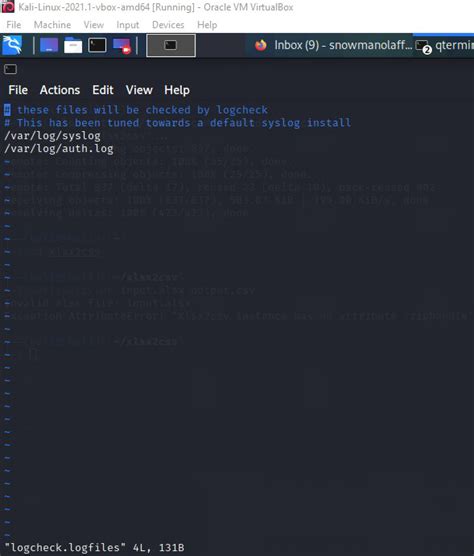 Logcheck Tool Monitor Kali Linux System Log Activity Geeksforgeeks