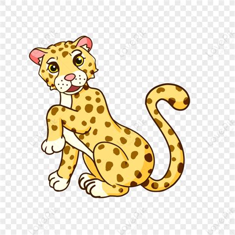 可愛卡通美洲豹動物猛獸美洲虎剪貼畫卡通虎卡通動物動物國潮動物psd圖案素材免費下載，可愛卡通圖片，尺寸1200 × 1200px