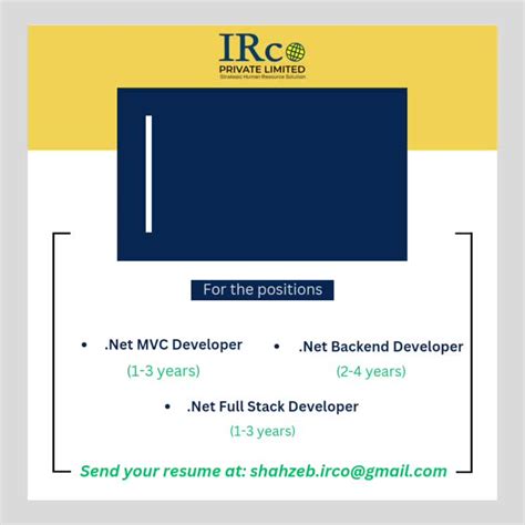 Video Islamabad Recruitment Company On Linkedin Hiringurgently Dotnetdeveloper Dotnetmvc