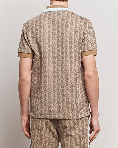 Lacoste Classic Fit Monogram Polo Croissantcookie At
