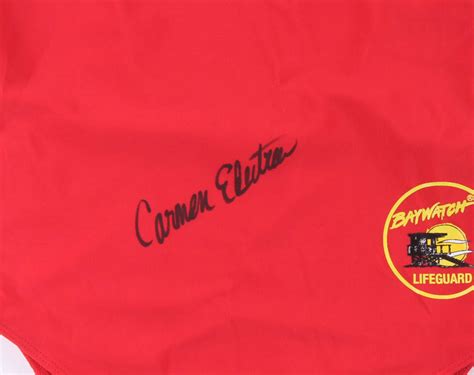 Carmen Electra Signed Baywatch Swimsuit Jsa Coa Pristine Auction