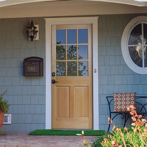 Exterior Slab Door With Glass Glass Door Ideas