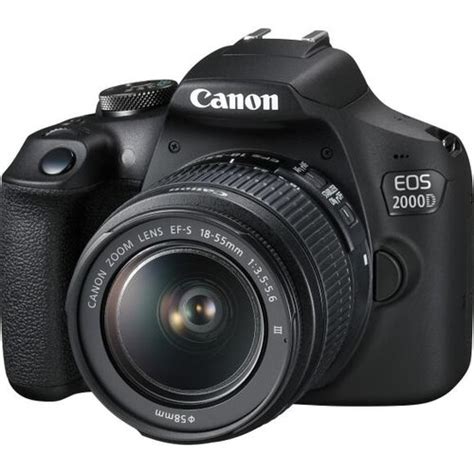 CANON EOS 2000D Obiektyw EF S 18 55mm DC III F 3 5 5 6 Lustrzanka