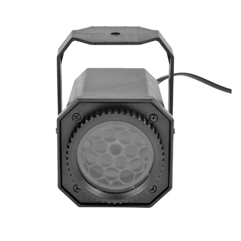 8w Led 무대 조명 크리스마스 눈송이 패턴 프로젝션 램프 효과 레이저 광 플러그 사양 미국 플러그 여러 구멍