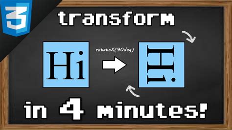 Learn Css Transform In 4 Minutes 🔄 Youtube