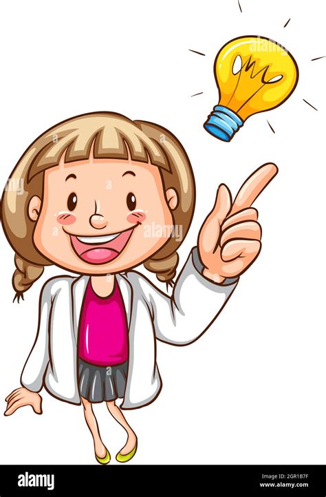 A Smart Young Scientist Stock Vector Image And Art Alamy