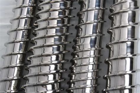 Bimetallic Single Screw Barrel Set With Groove Feed Alloy Steel Size