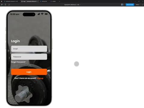 Figmadesign Uiux Appdevelopment Workoutapp Designjourney Prototype Yaswanth Sai Vadlamudi