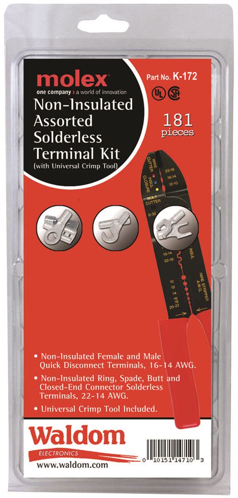 K172 Molex Connector Kit Terminals And Splices