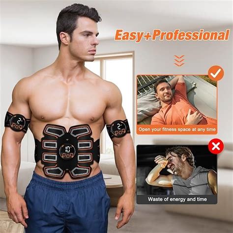 Stimulator Abdominal Toning Belt Trainer Abs Workout Equipment Ab Sport