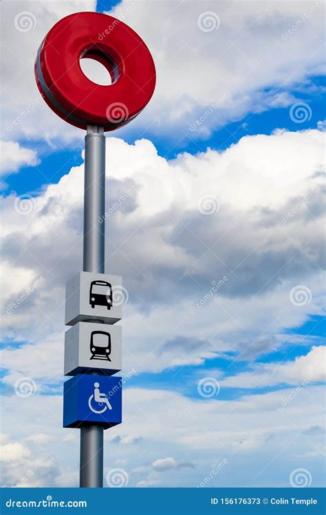 Oc Transpo Logo On One Of Their Urban Buses In Downtown Ottawa