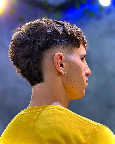 Taper Burst Fade Mullet
