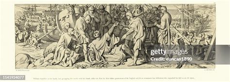 William The Conqueror Stumbles As He Lands Norman Conquest 1066 High