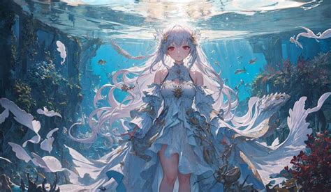 蒂蒂丨亚特兰蒂斯 插画师的海底景色插画图片 BoBoPic